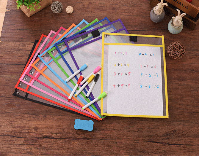 Clipco Dry Erase Pocket Sleeves at Tara Brothers blog